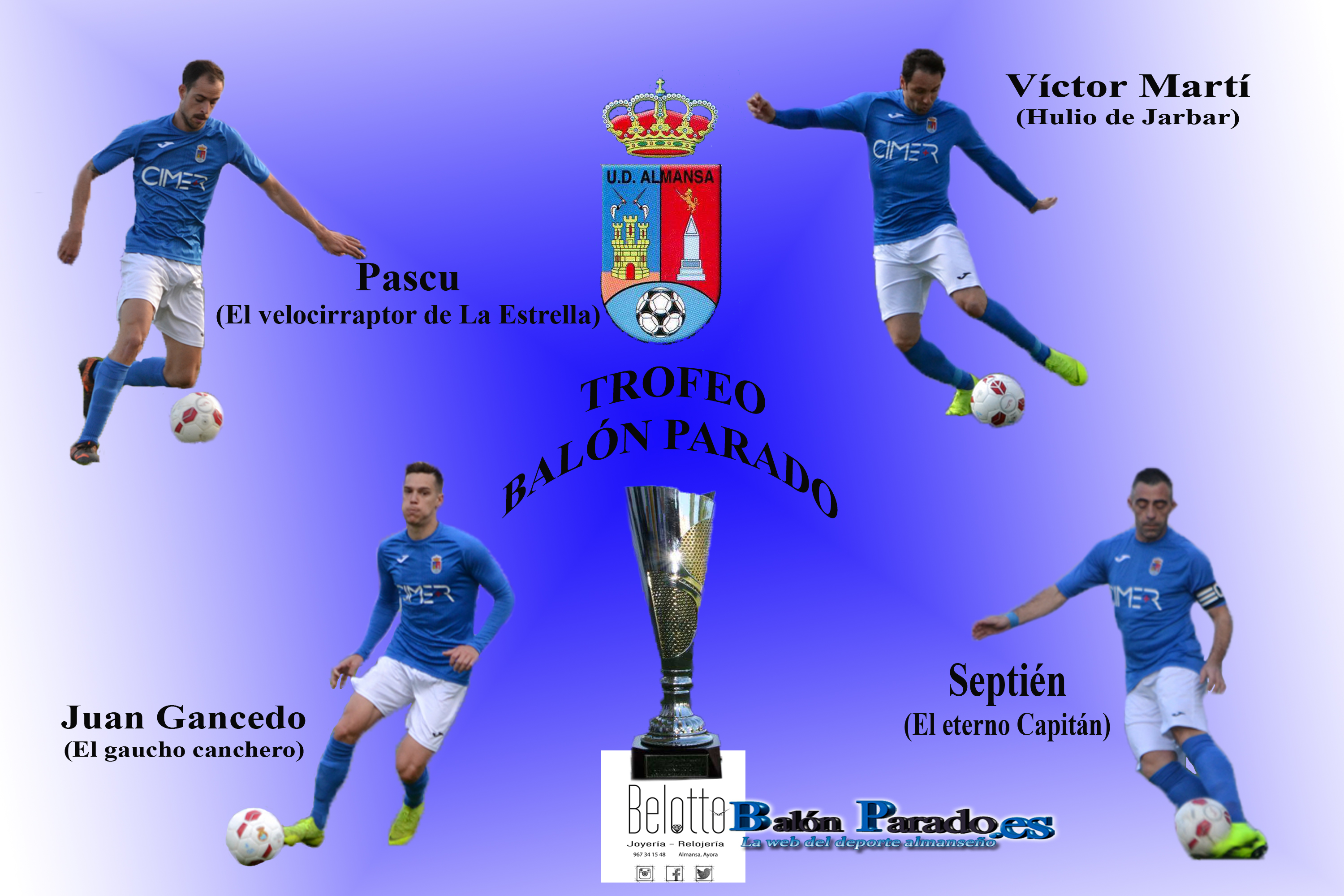 El TROFEO BALÓN PARADO a los mejores jugadores de la temporada en la UD ...